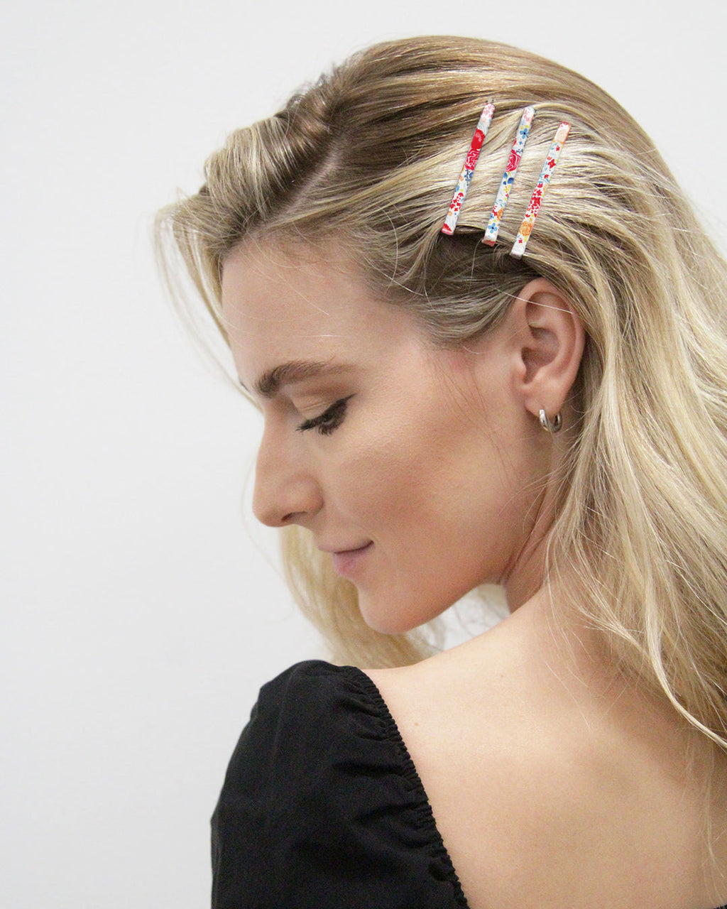 Enamel Bobby Pins – Banded