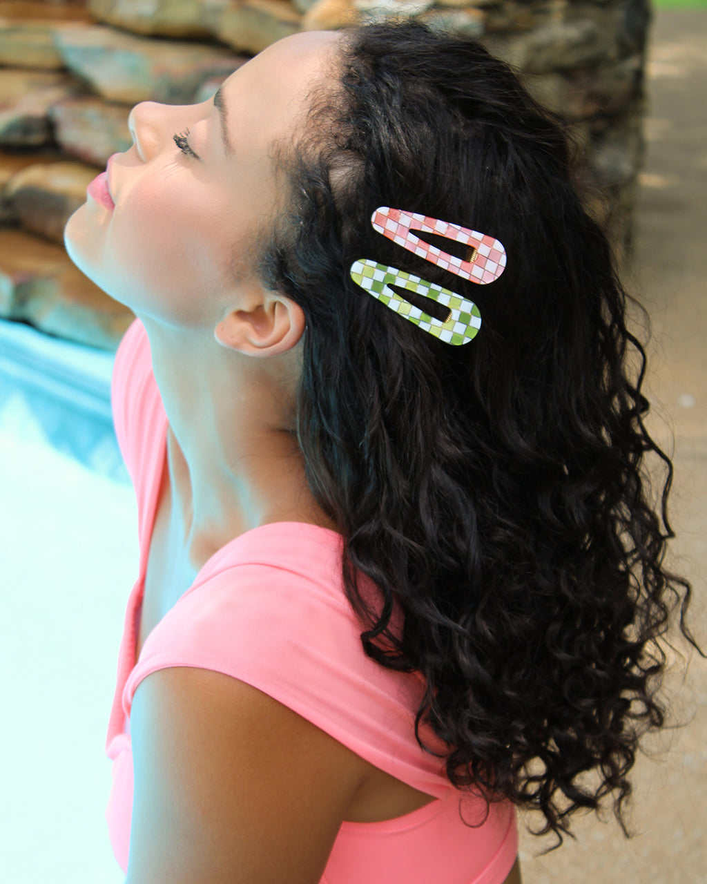 Checked Out - Checkered Alligator Clips | BANDED – Banded